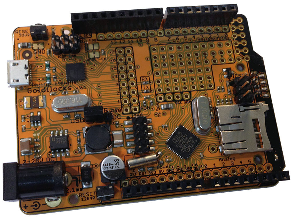 Goldilocks Arduino Compatible With Atmega1284p Mcu Freetronics